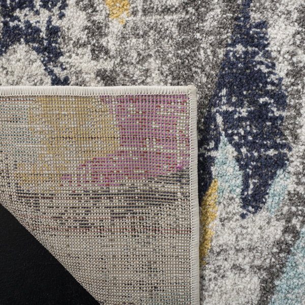 Union Rustic Muniz Performance Abstract Rug & Reviews | Wayfair