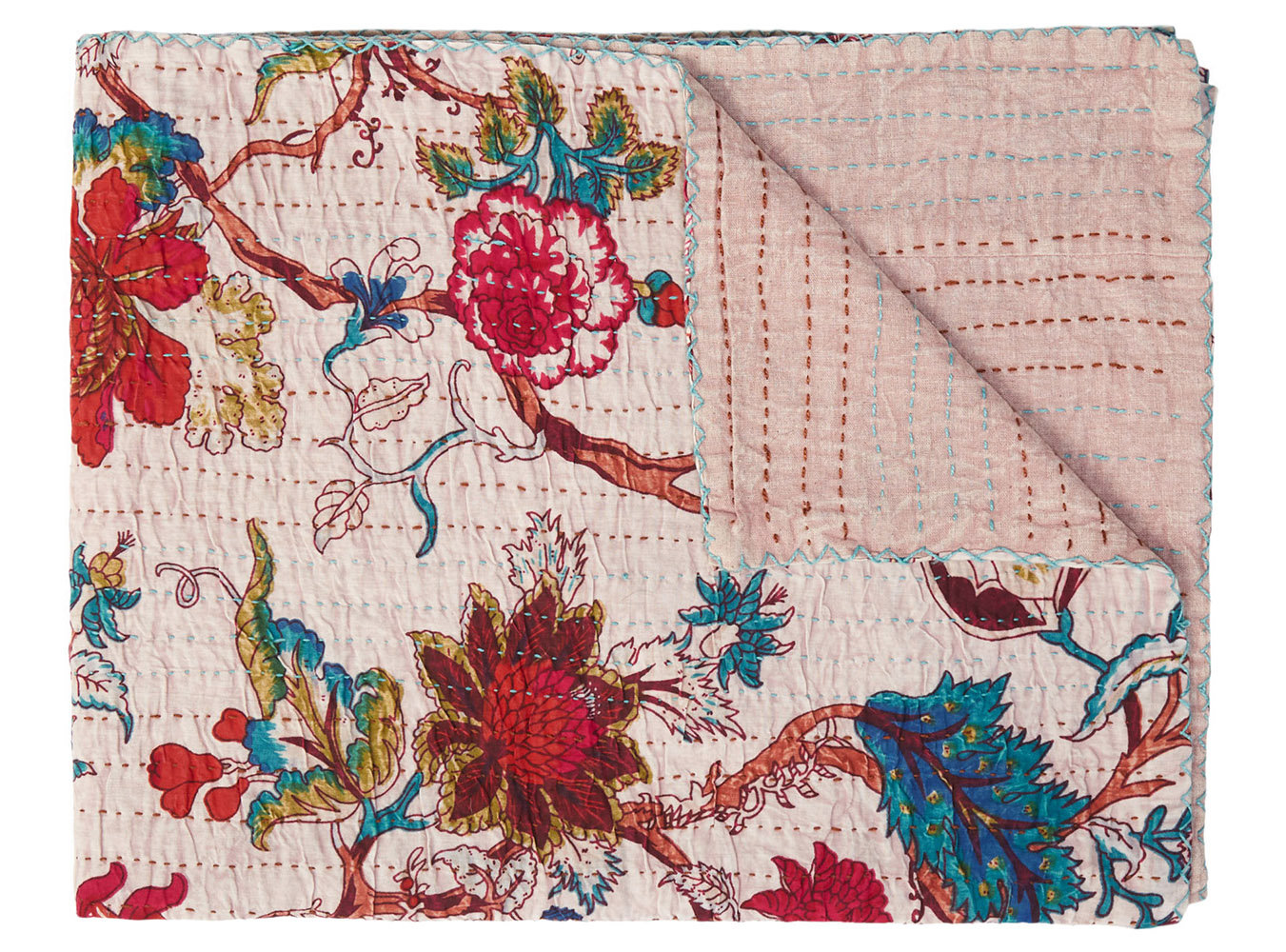 Taj Hotel Kantha Vintage Cotton Throw & Reviews - Wayfair Canada