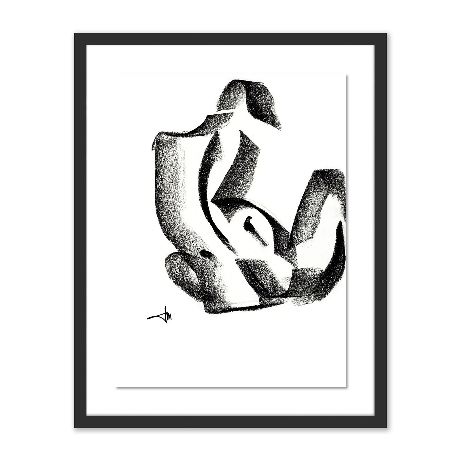 Four Hands Art Studio 'Nude 11' by Johan Gert Manschot Picture Frame ...