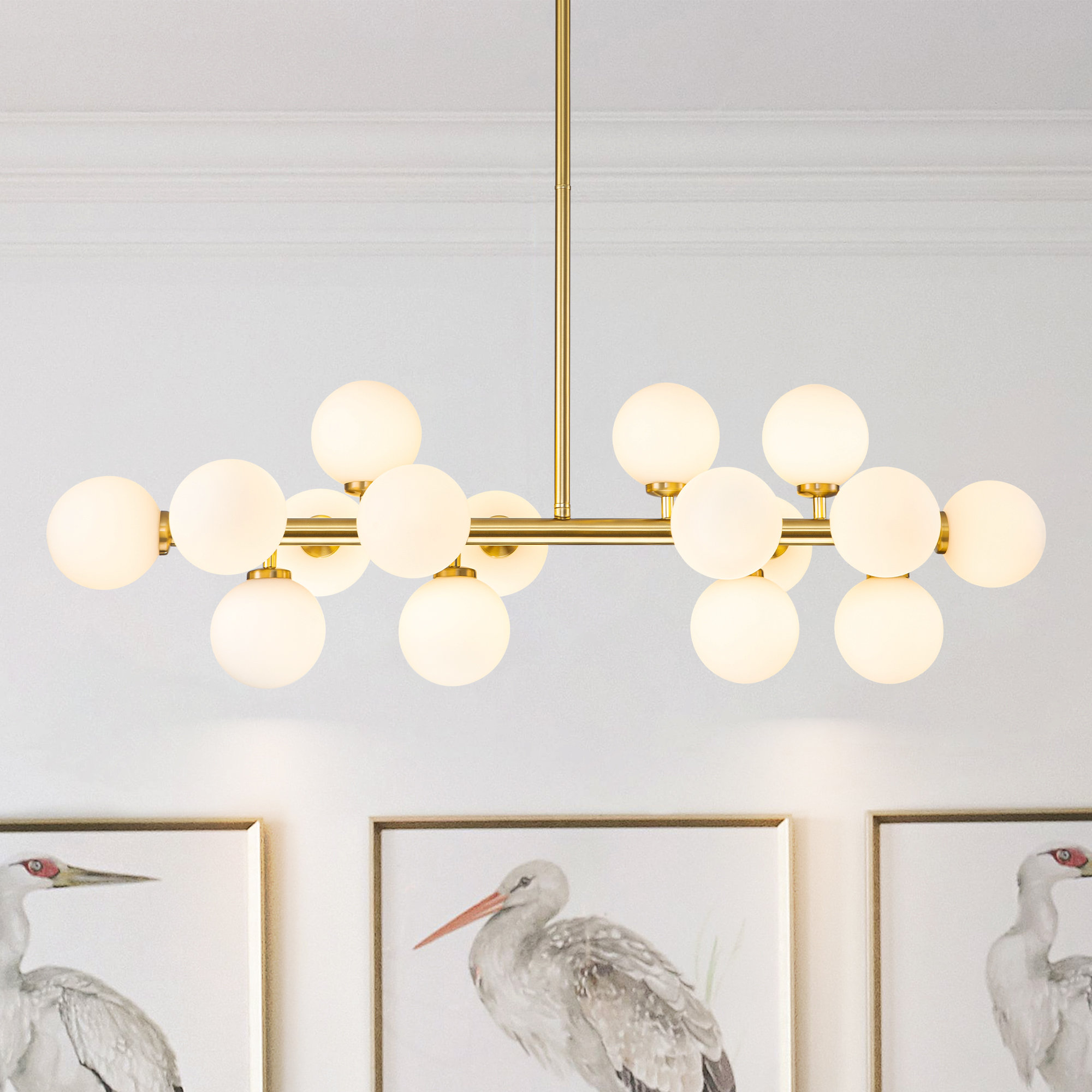 Wade Logan® Broghan 16 - Light Kitchen Island Pendant & Reviews | Wayfair