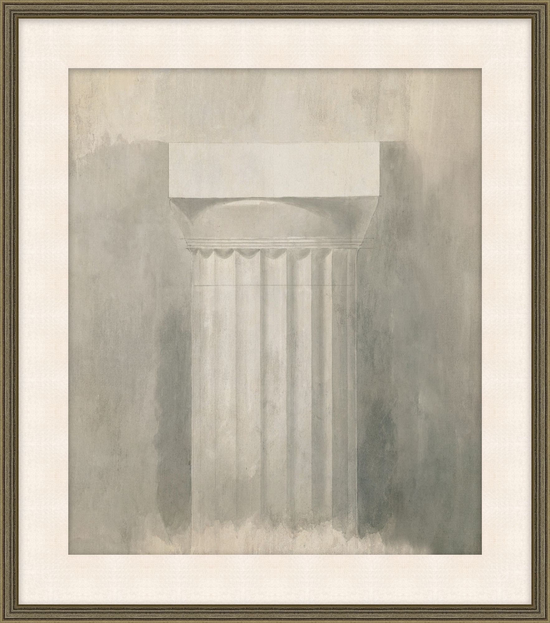 Theodore Alexander Structural Form 1 Framed Art Print | Wayfair