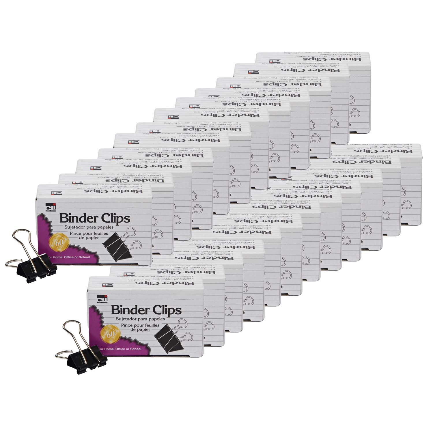Charles Leonard Co. Binder Clip Set | Wayfair