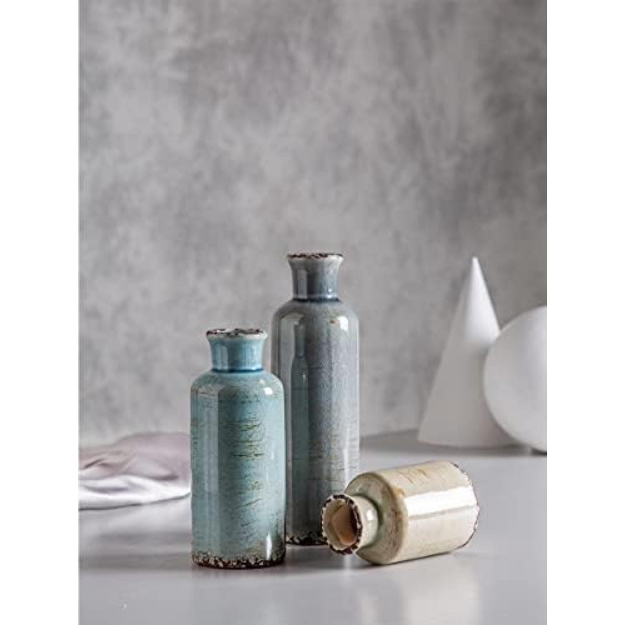 Latitude Run® Ceramic Vase Set of 3,Small Vases for Home Decor ...