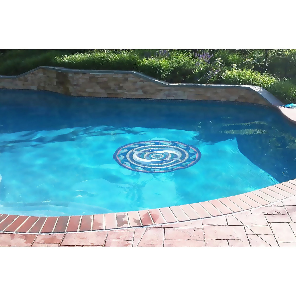 Arlmont & Co. Kwadwo Tropical Fish 29" Decorative Pool Mat - Pool Art ...