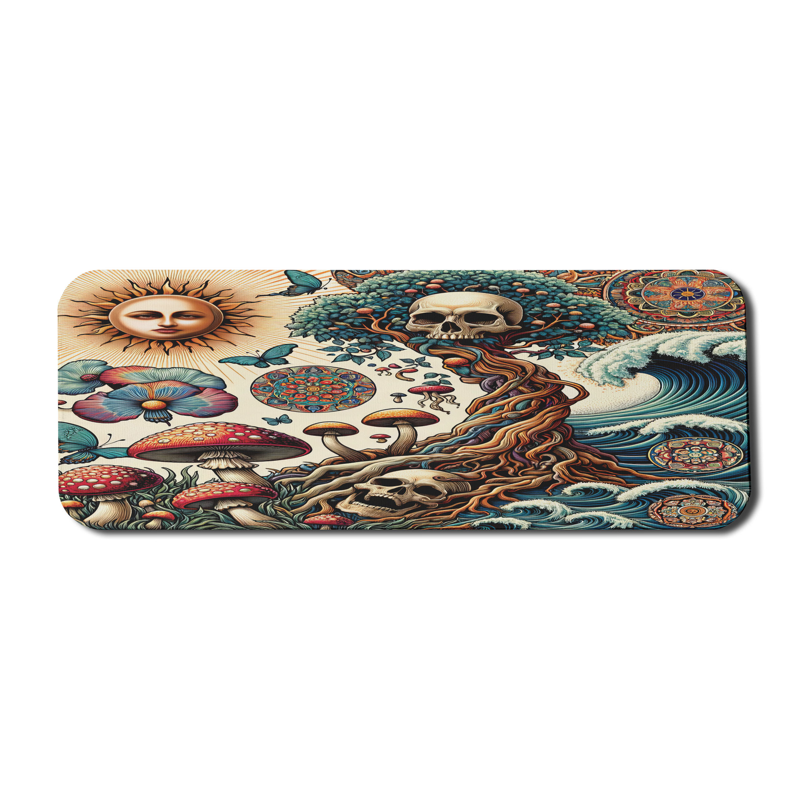 Charlton Home® Occult Art Gaming Mouse Pad Mystic Forest Arcane 31" x ...