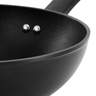 Oster Connelly 12 Inch Textured Nonstick Aluminum Wok with Lid in Black ...