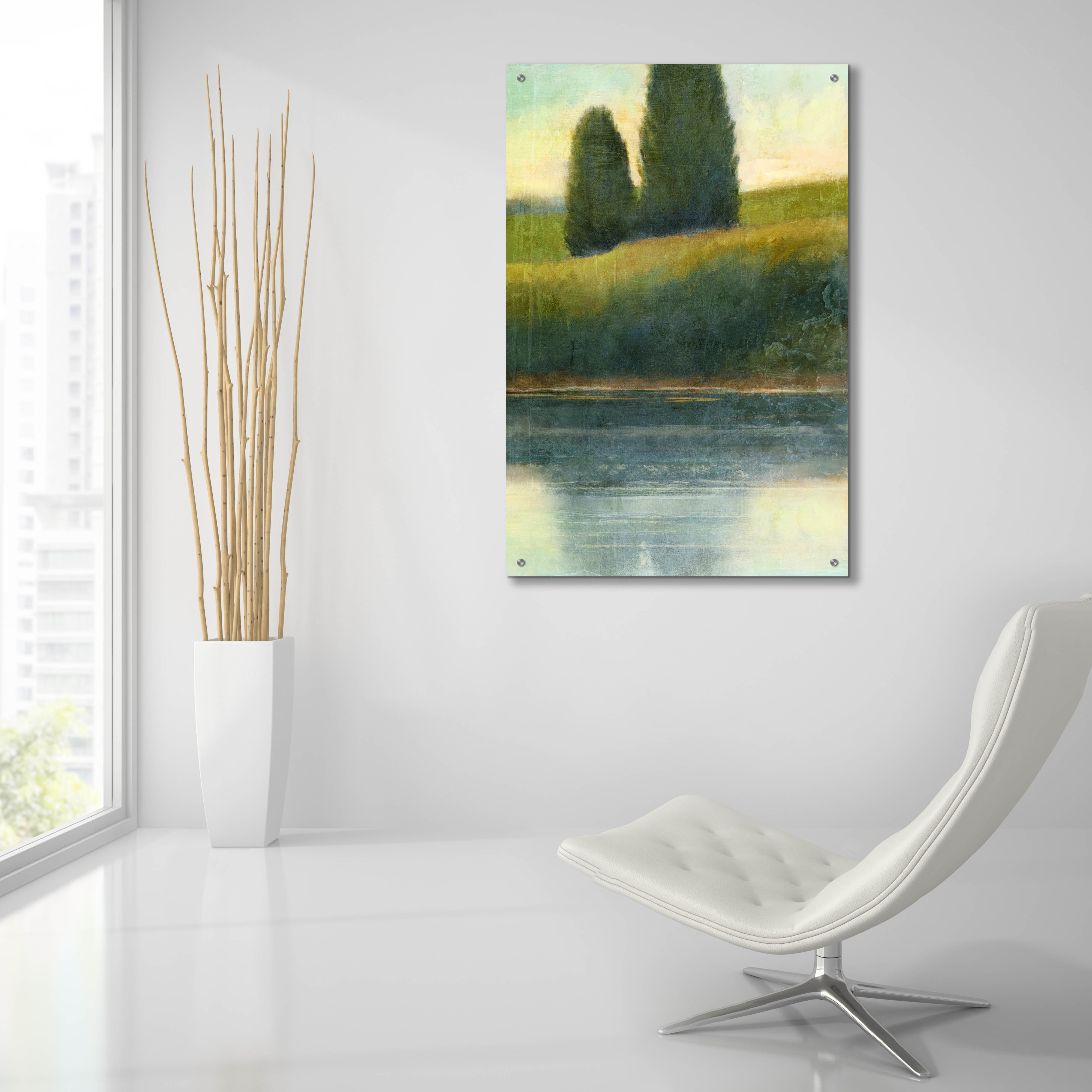 Winston Porter Riverbank 2' by Suzanne Nicoll, Acrylic Glass Wall Art ...