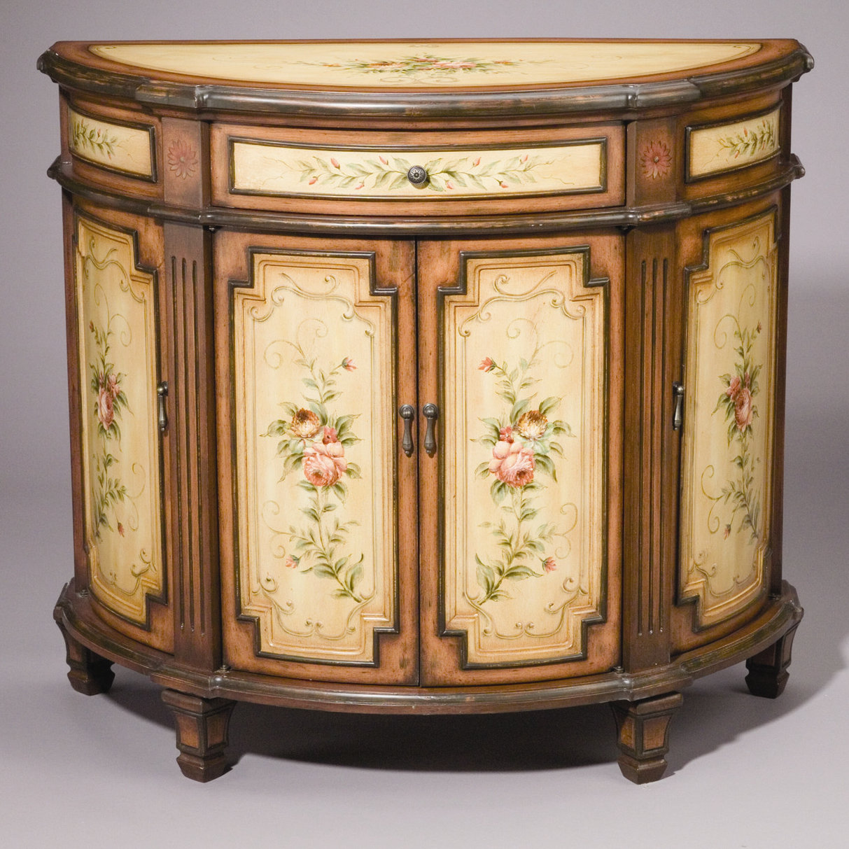 AA Importing Half Round Cabinet | Wayfair