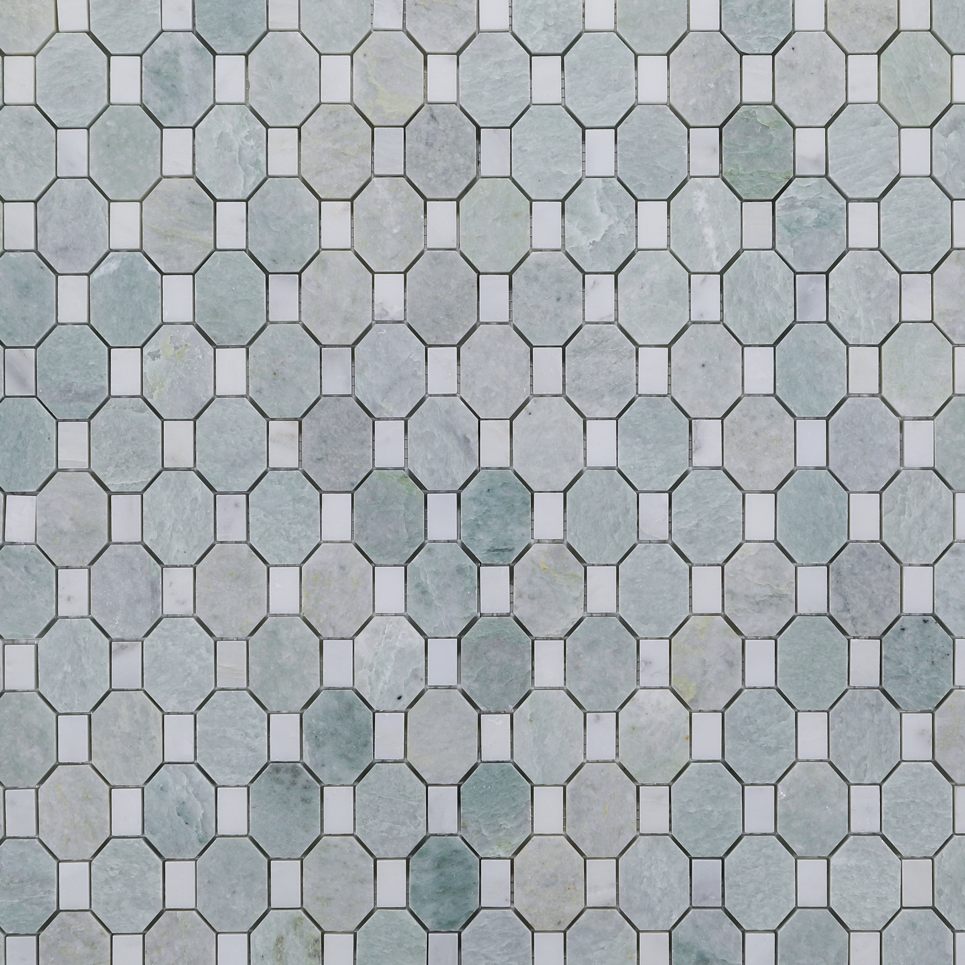 The Tile Square Marble Octagon and Dot Mosaic Wall & Floor Tile | Perigold