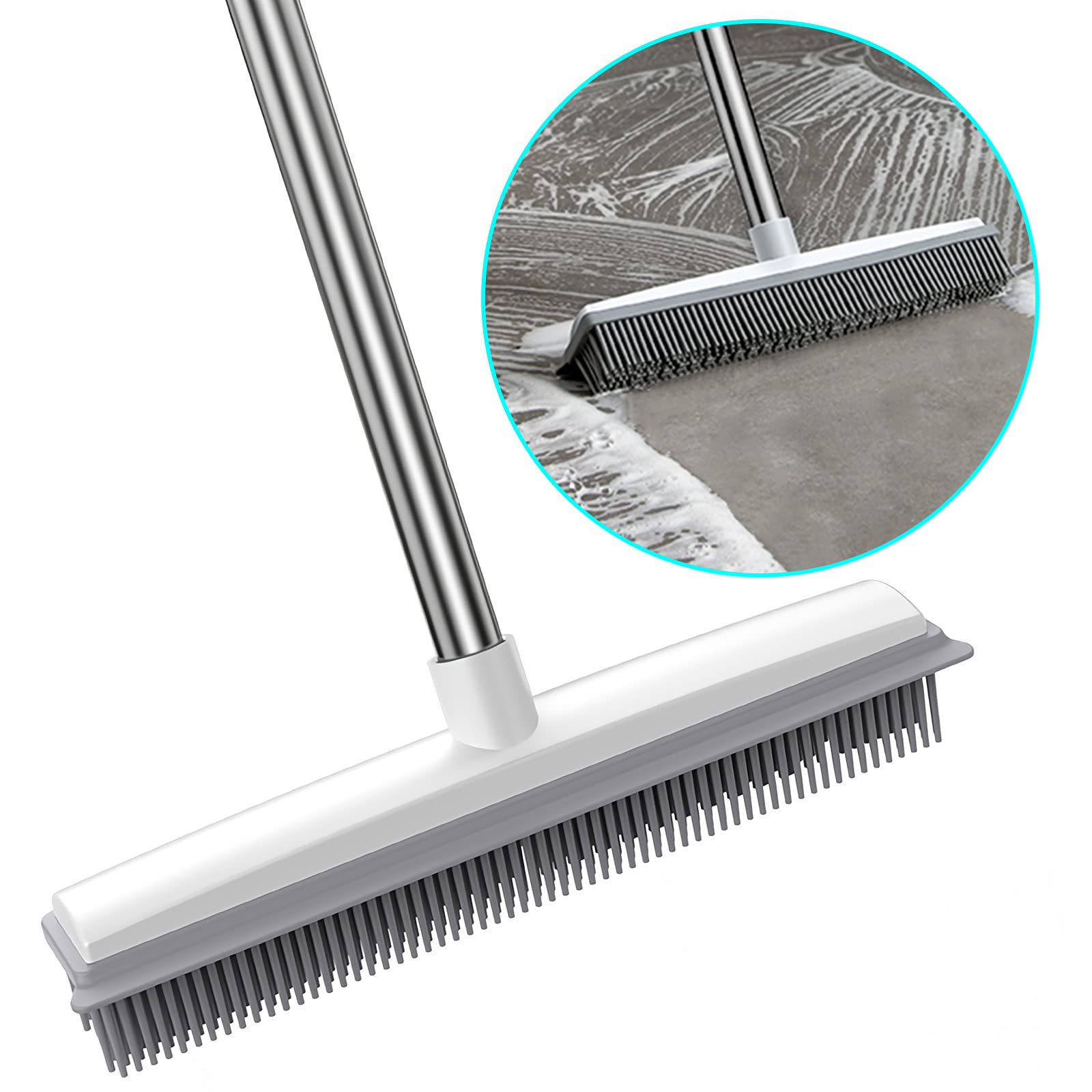 MANASOTA OFFICE SUPPLIES & EQUIPMENT LLC Rubber Broom With Squeegee And ...