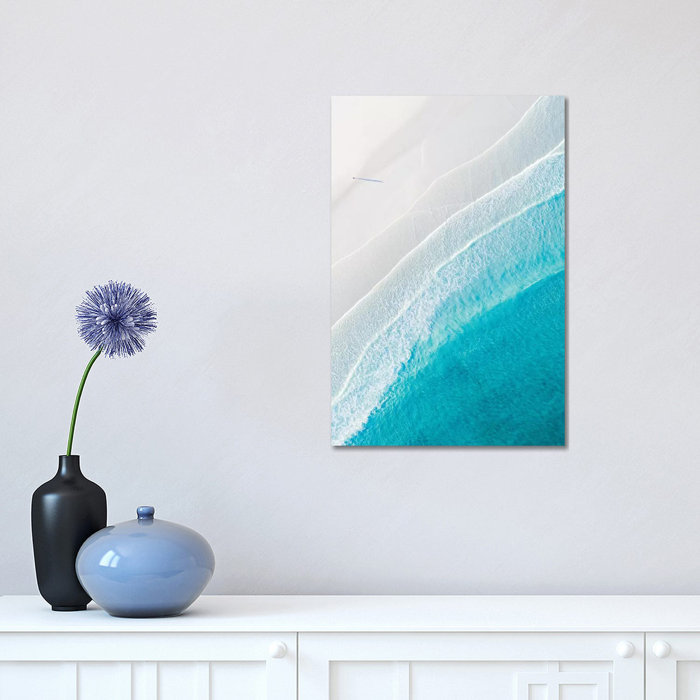 Bless international Ocean Split I Framed by Jaxon Roberts Print | Wayfair