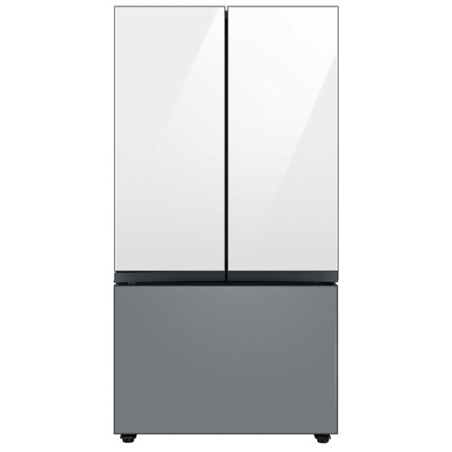 Samsung Bespoke 3-Door French Door Refrigerator (30 cu. ft.) with ...