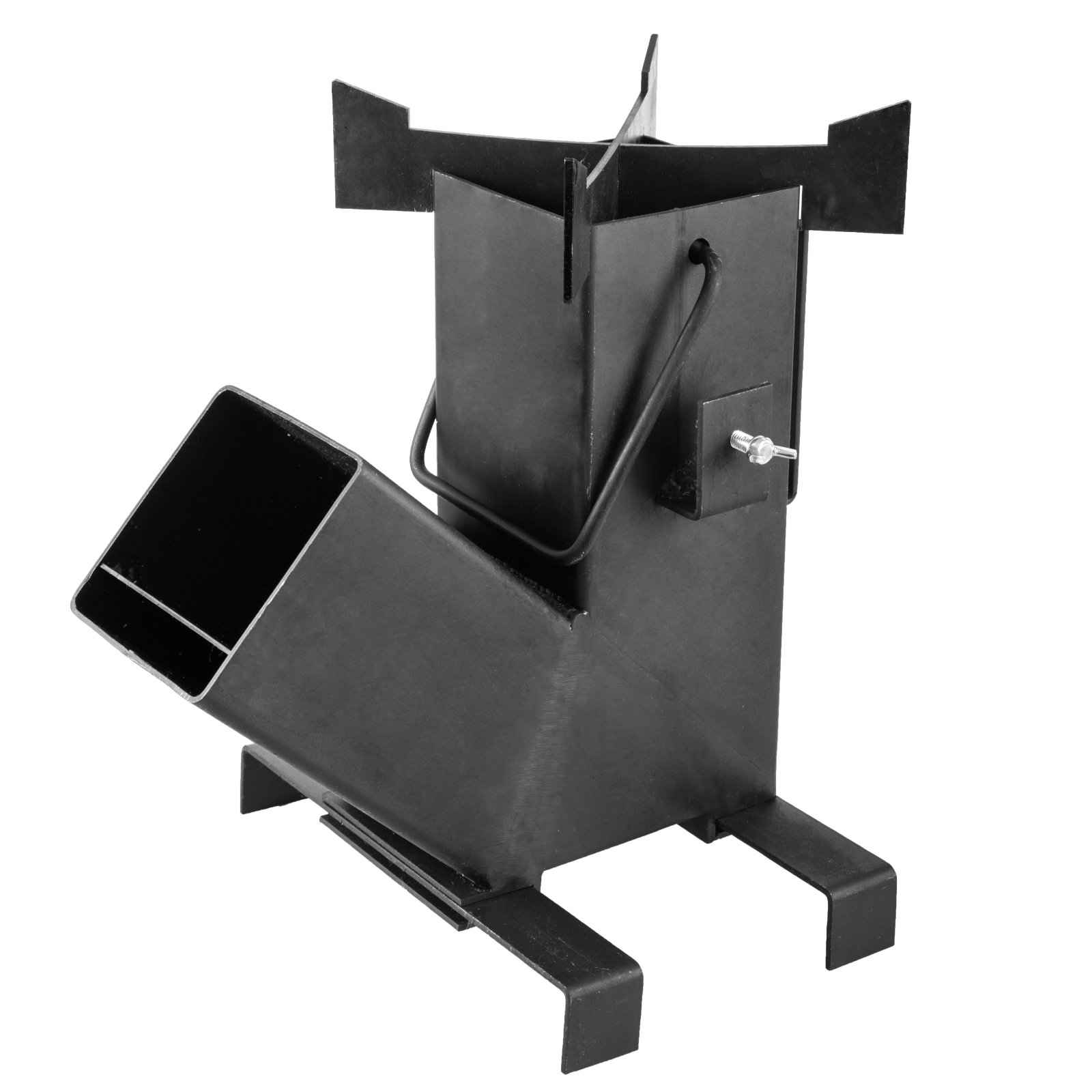 Anman Square Tube Barbecue Rocket Grill, Outdoor BBQ Grill, Can Use ...