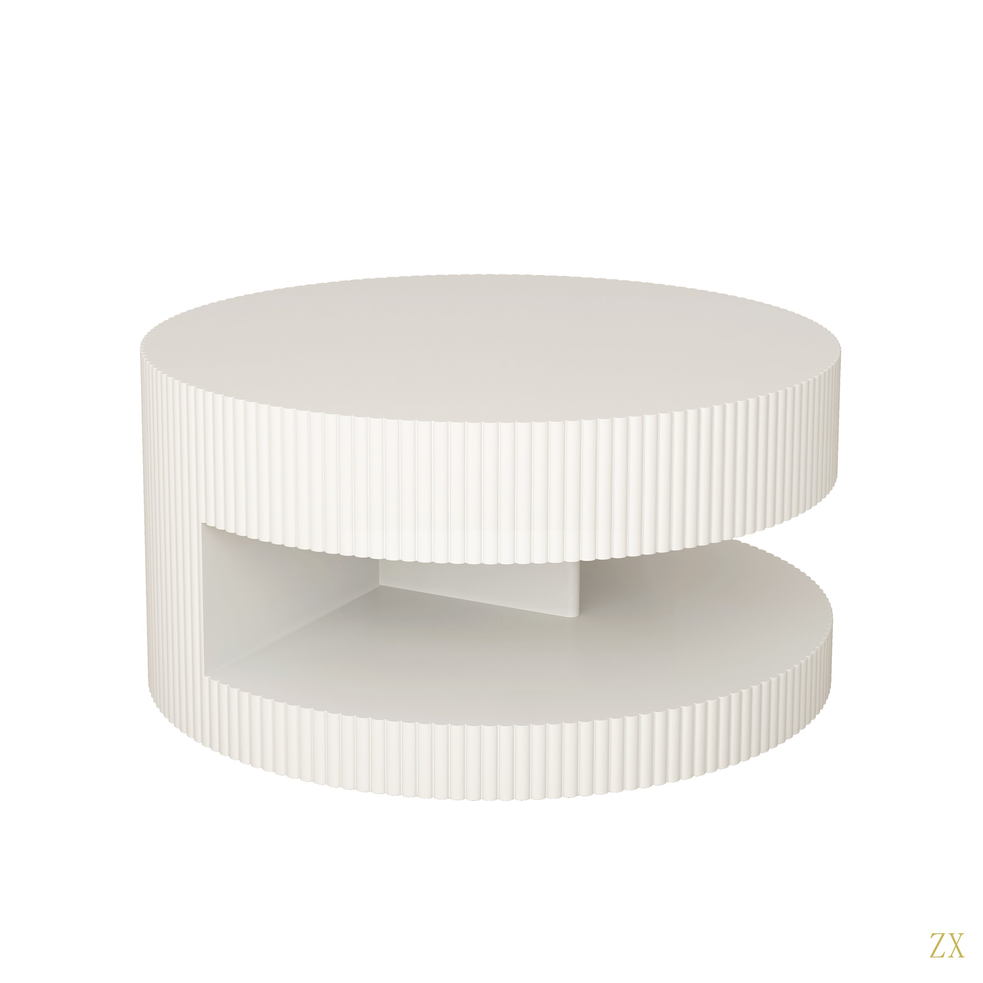 George Oliver 31.5'' Round Coffee Table,Modern Center Table With ...