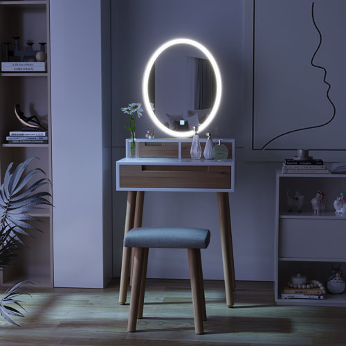 Mid-Century Modern Makeup Vanities You'll Love | Wayfair