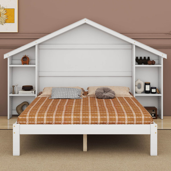 Red Barrel Studio® Kyelan Bookcase Storage Bed | Wayfair