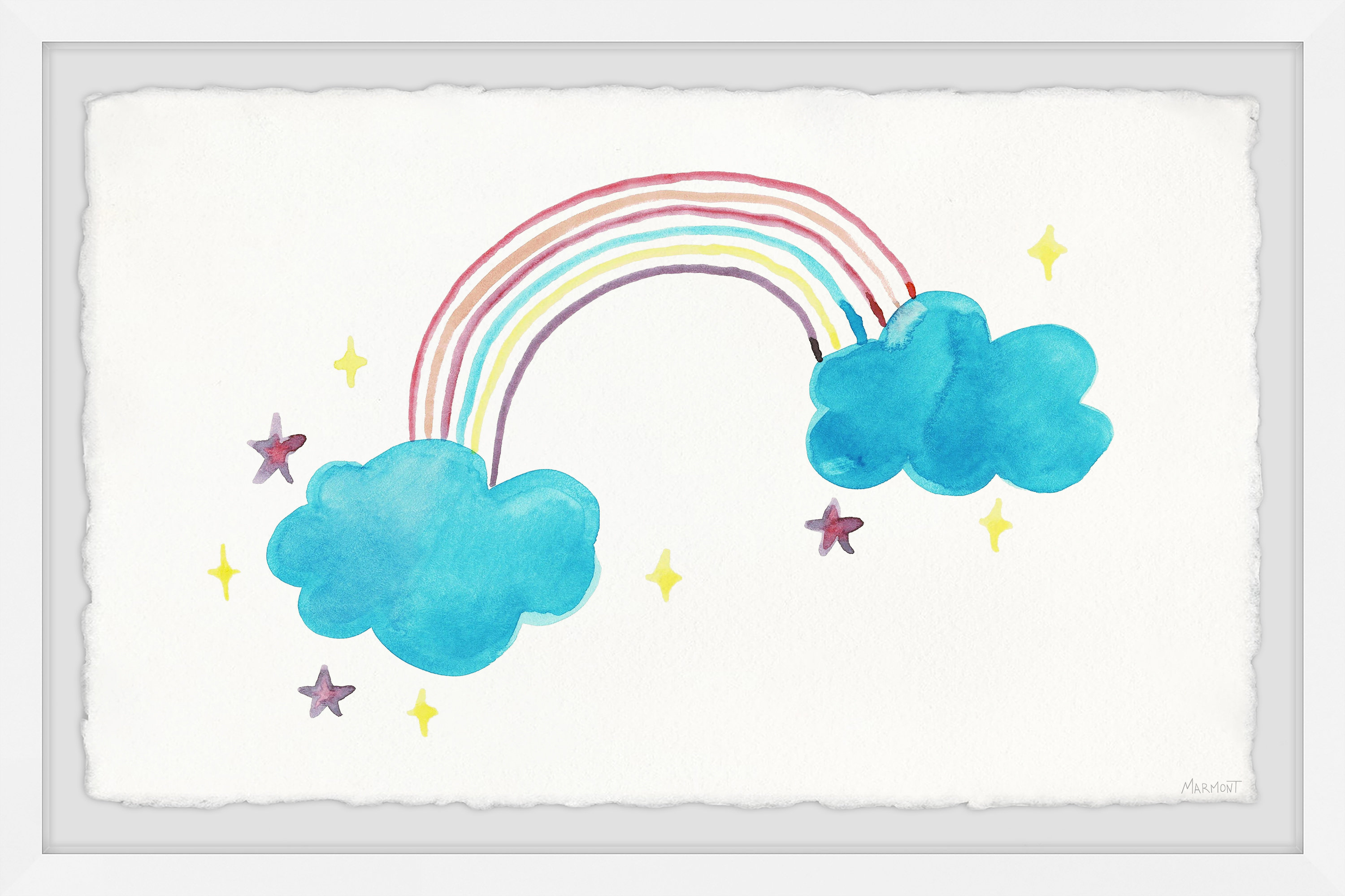 Isabelle & Max™ Genovese You Are My Rainbow Framed Print | Wayfair