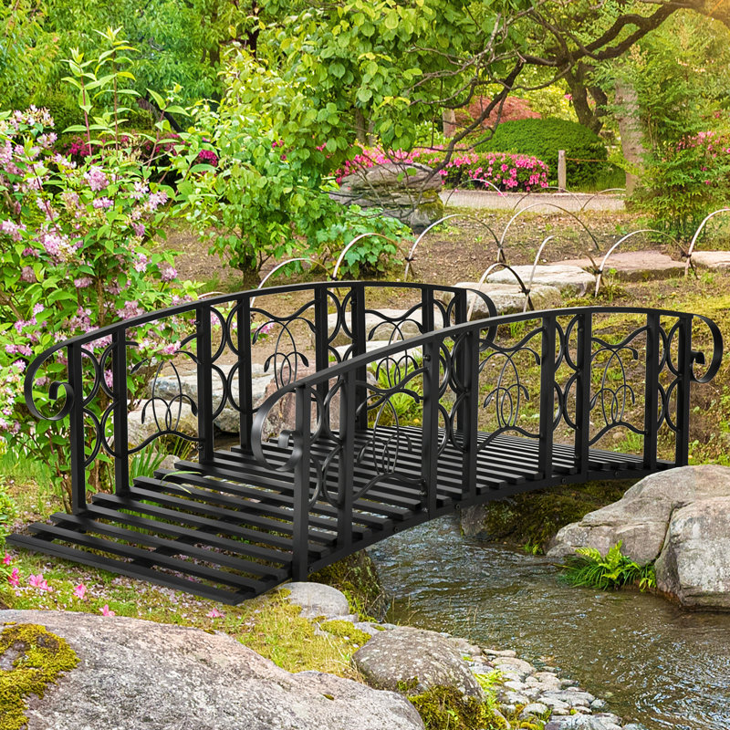 Outsunny Backyard Garden Bridge & Reviews | Wayfair