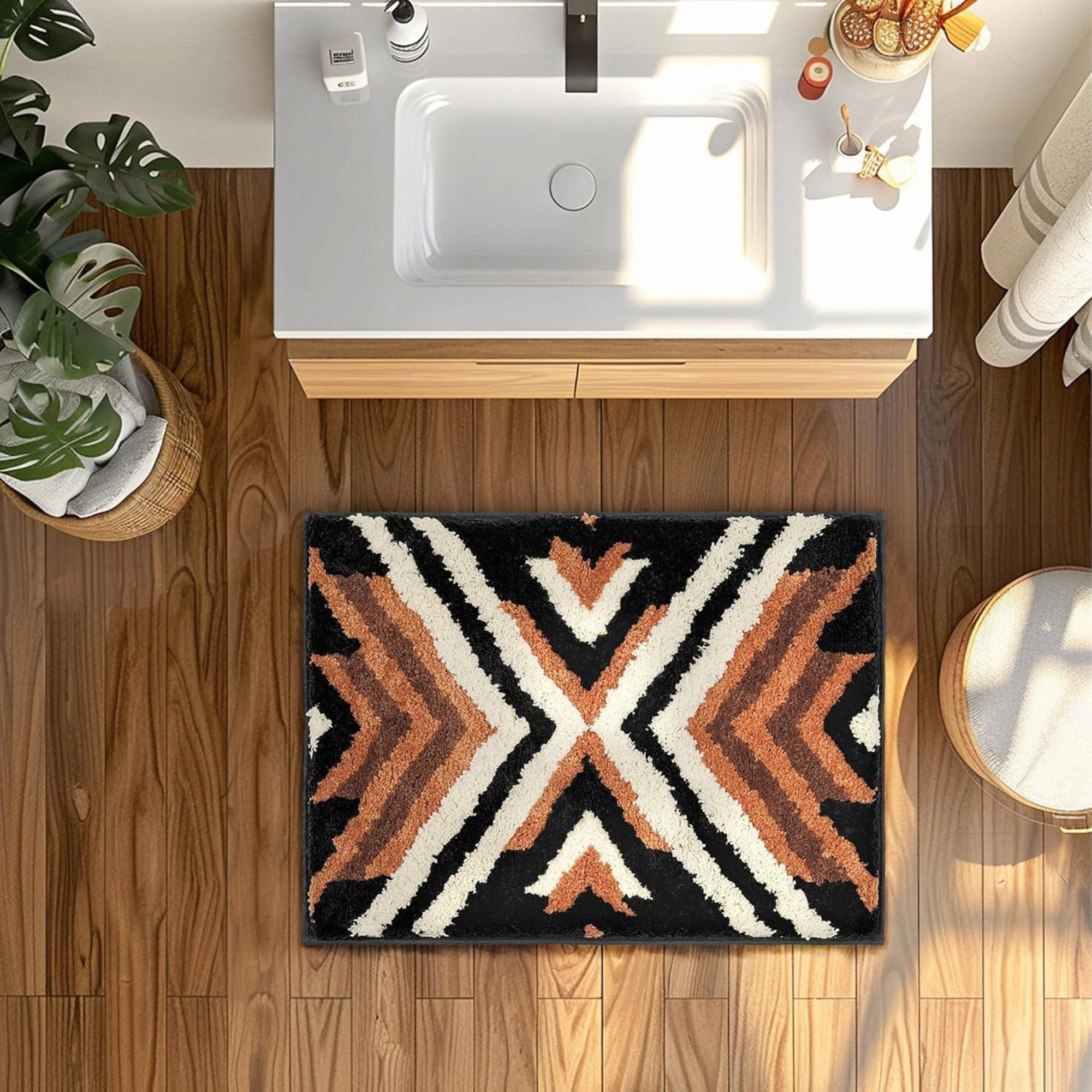 Union Rustic Small Bathroom Rugs Non Slip Washable Bath Mats Rugs | Wayfair