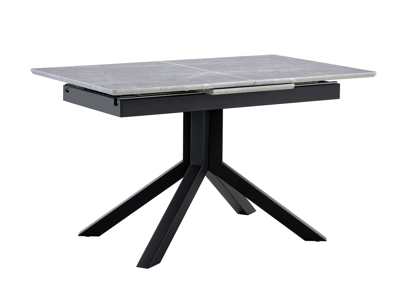 Brayden Studio® Modern Rectangular Dining Table With Light Gray Painted ...