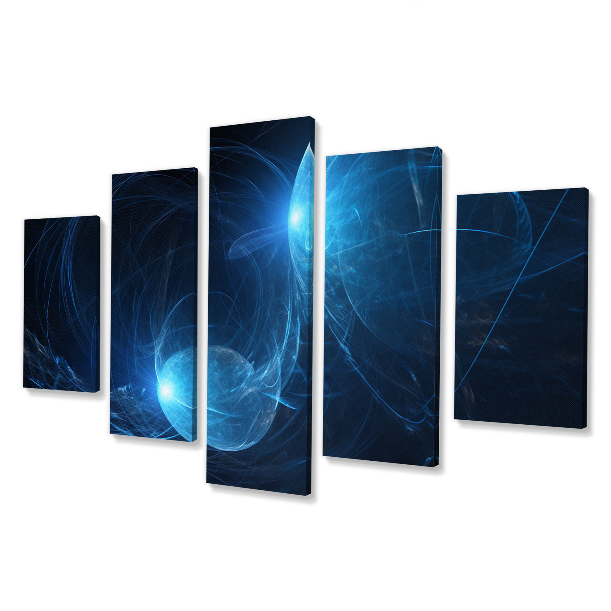 Ivy Bronx Bright Star Dance Stellar Harmony - Space Wall Decor - 5 ...