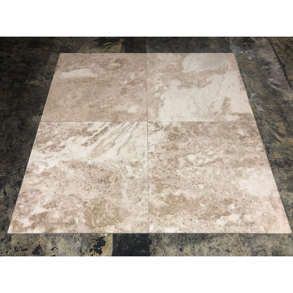 Stone & Tile Shoppe, Inc. 18" x 18" Marble Marble Look Wall & Floor ...
