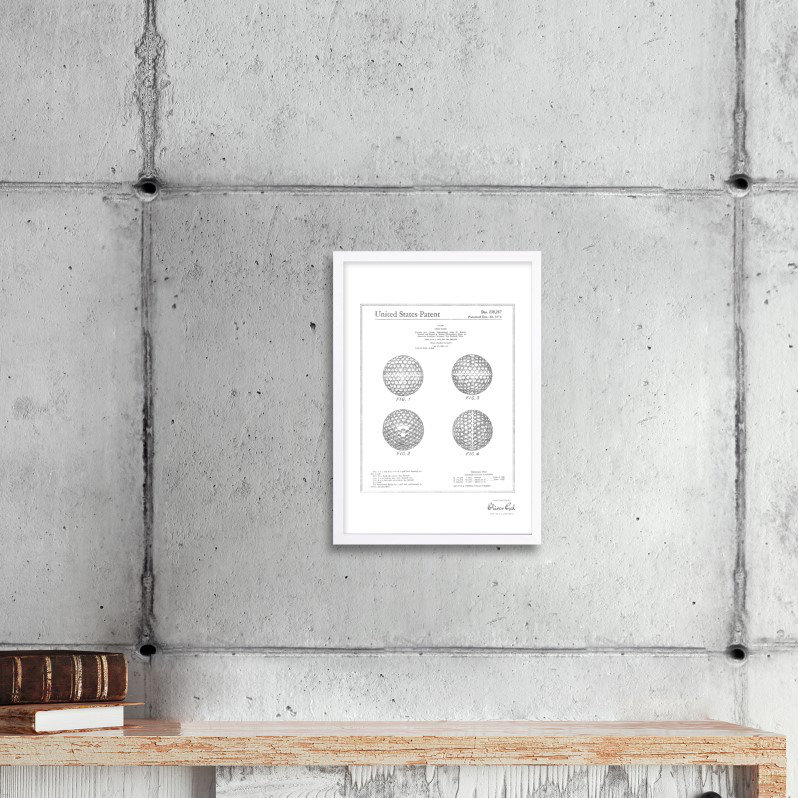 Oliver Gal Golf Ball 1975 - Drawing Print - Wayfair Canada