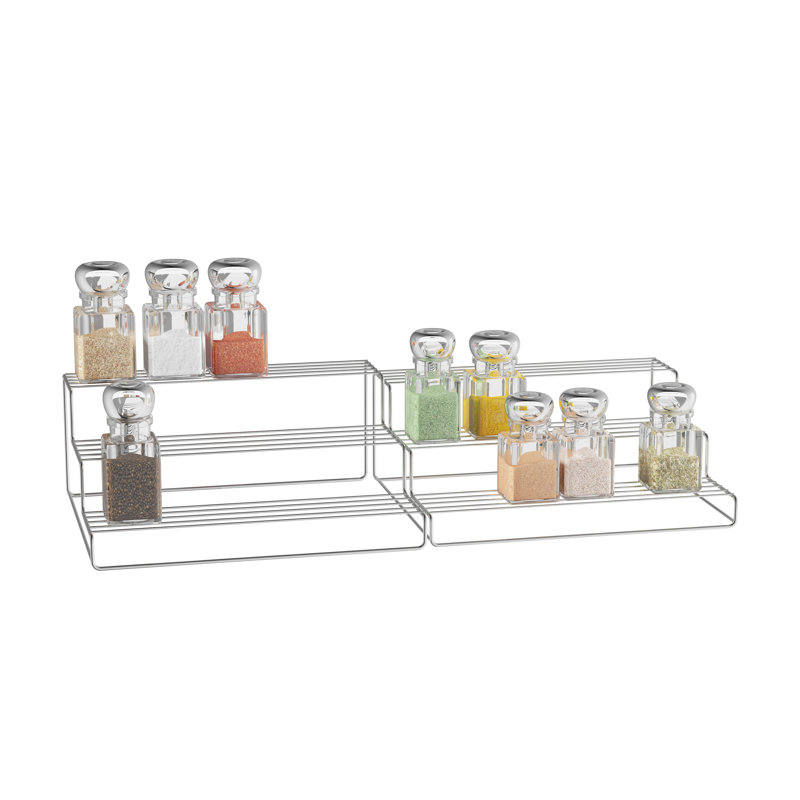 Rebrilliant 3-Tier 18 Jar Spice Rack & Reviews | Wayfair