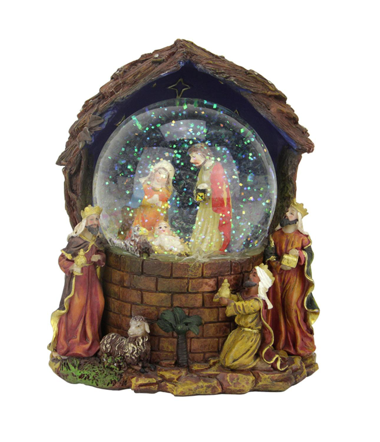 Northlight Seasonal 7" Musical Religious Holy Family "Silent Night ...