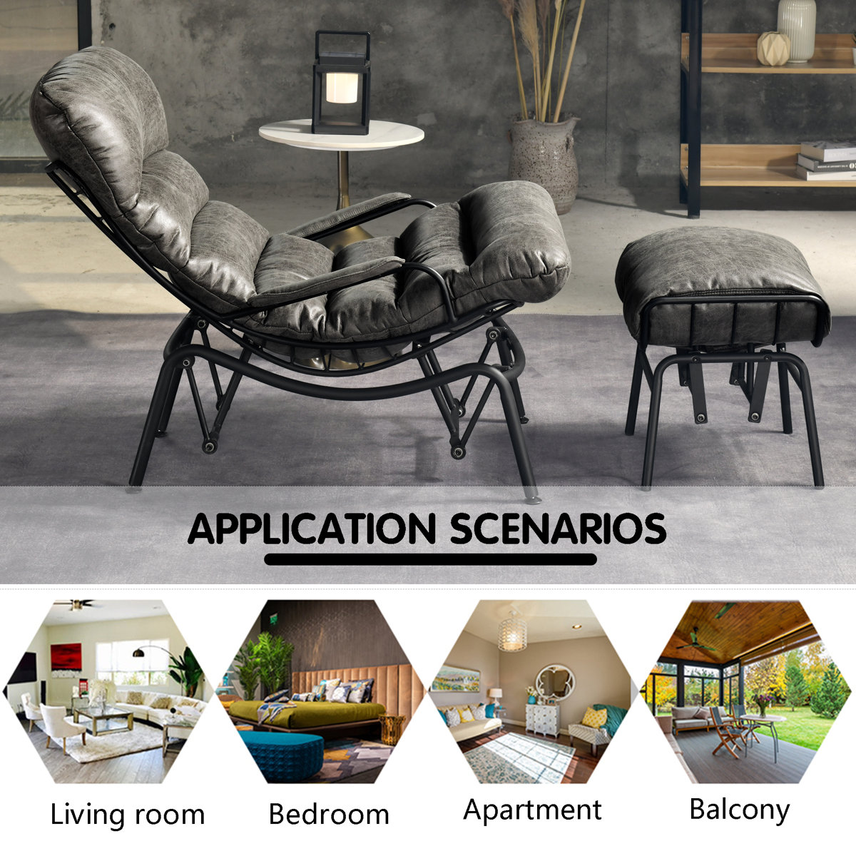 17 Stories Matigan Metal Rocking Chair | Wayfair