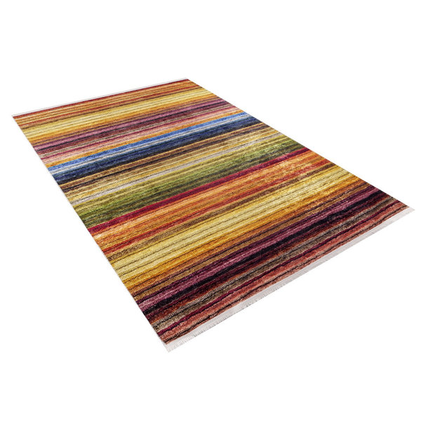 Hokku Designs Illugi Striped Rug | Wayfair
