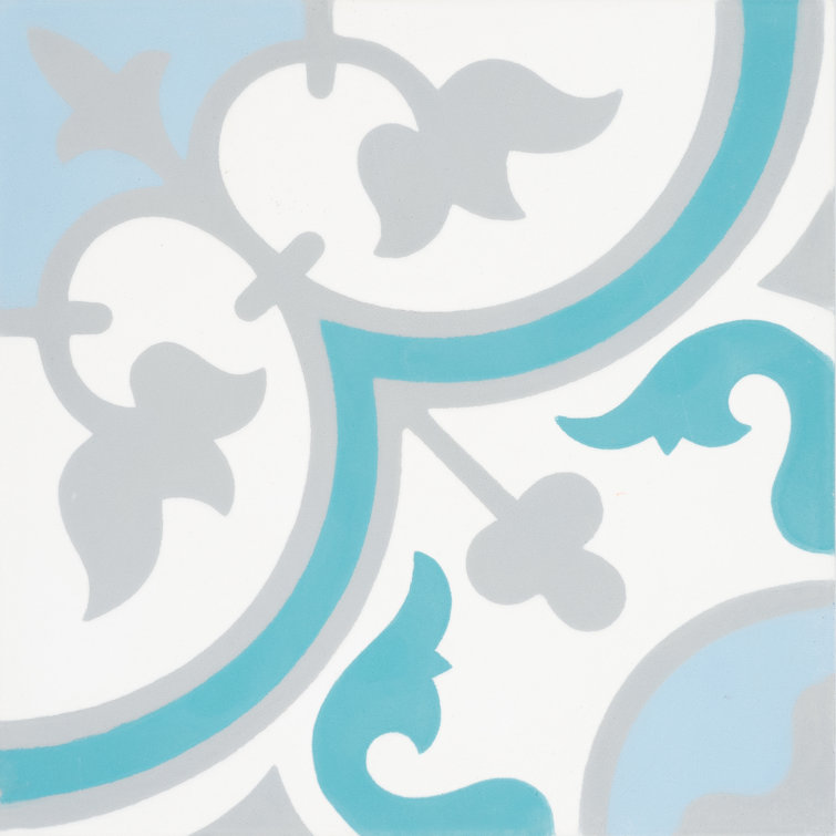 Moroccan Mosaic Tile House Casa 8" x 8" Cement Patterned Wall & Floor ...