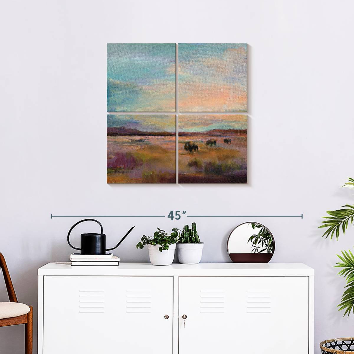 Elephant Stock Buffalo Under Big Sky | Wayfair