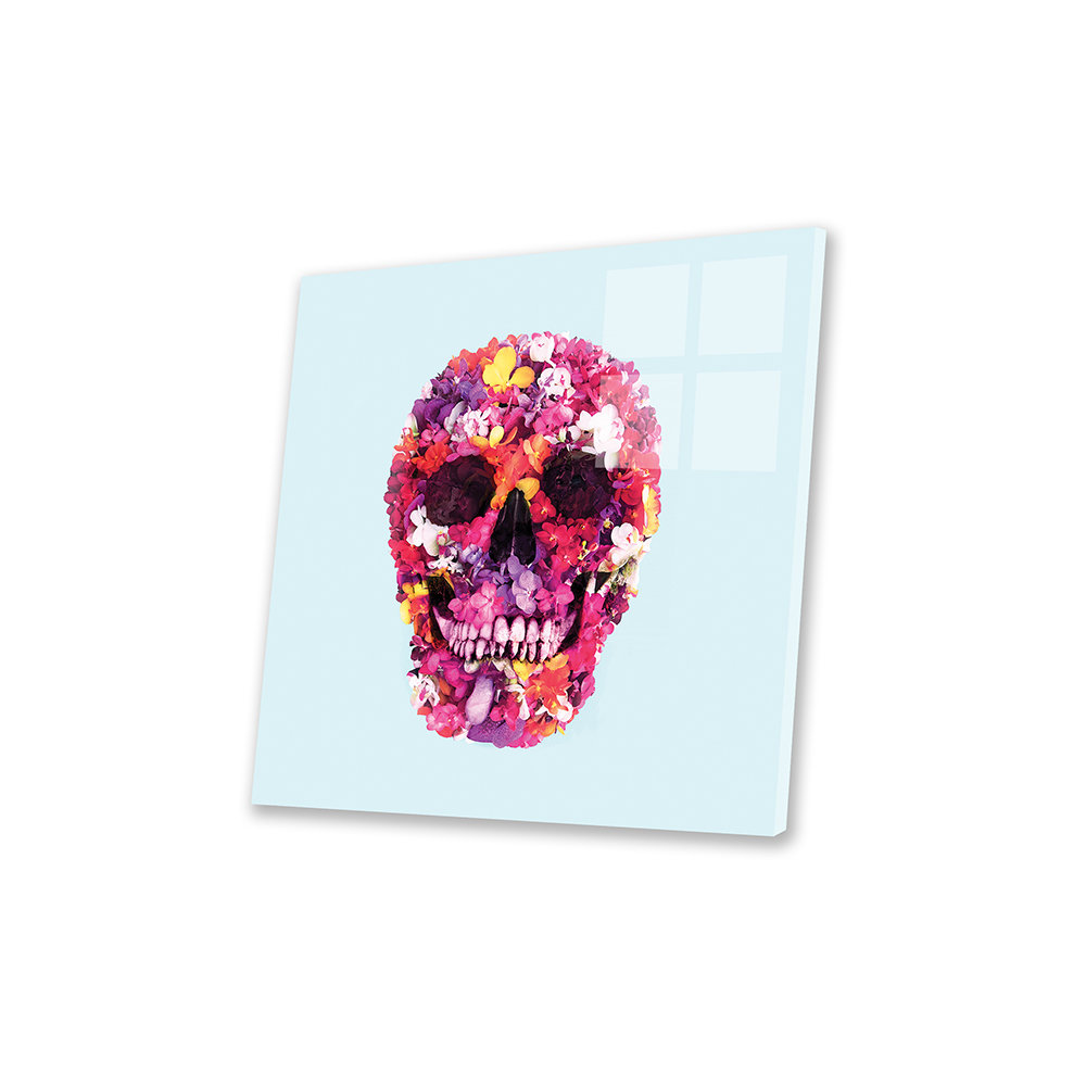 Bungalow Rose Spring Skull by Paul Fuentes - Unframed Graphic Art | Wayfair