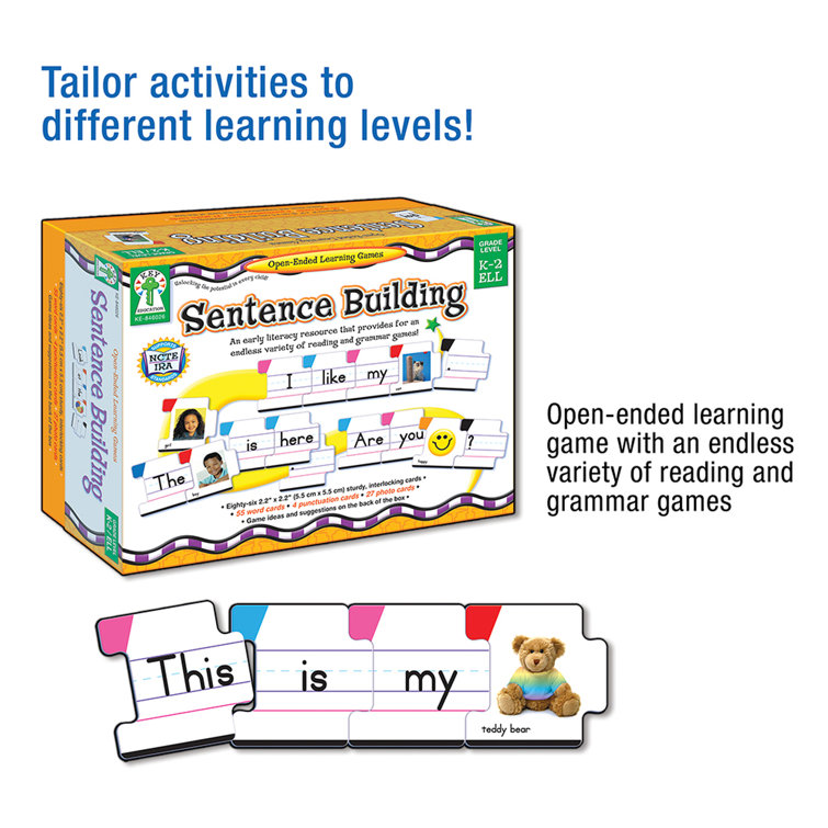 Carson Dellosa Publications Sentence Building Flash Cards & Reviews ...