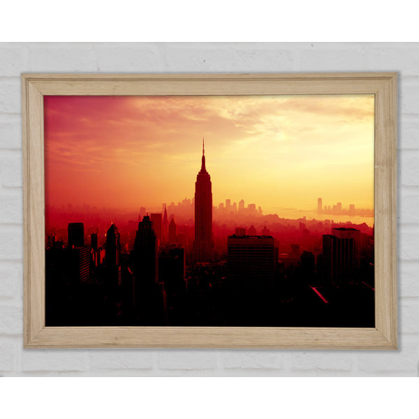 Ebern Designs Nyc Empire State Building At Sunset - Single Picture ...