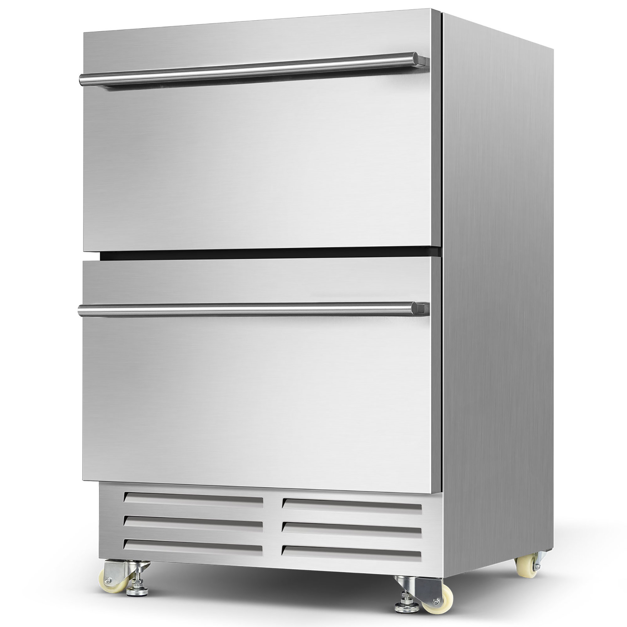 TAZPI 23" W 95 Cans (12 Oz.) Dual Drawer Under Counter Built-in ...