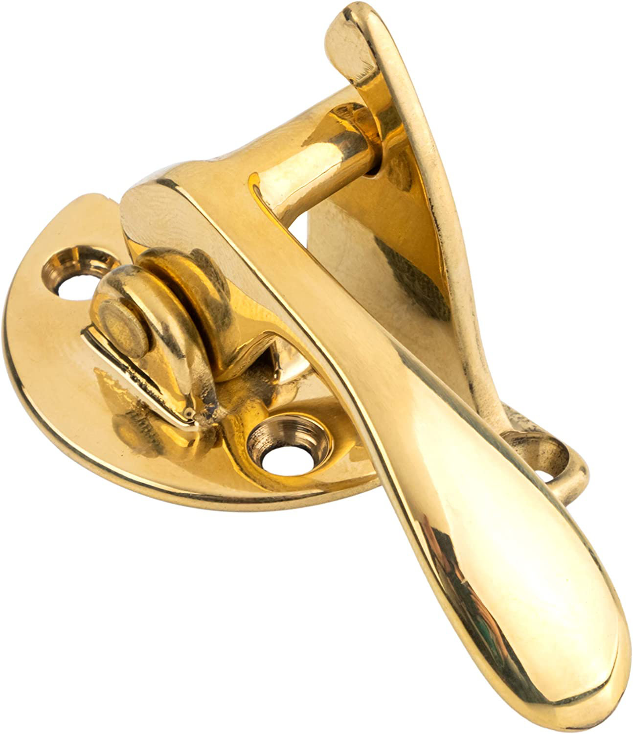 UNIQANTIQ HARDWARE SUPPLY Offset Left Cabinet Door Lever Latch and ...