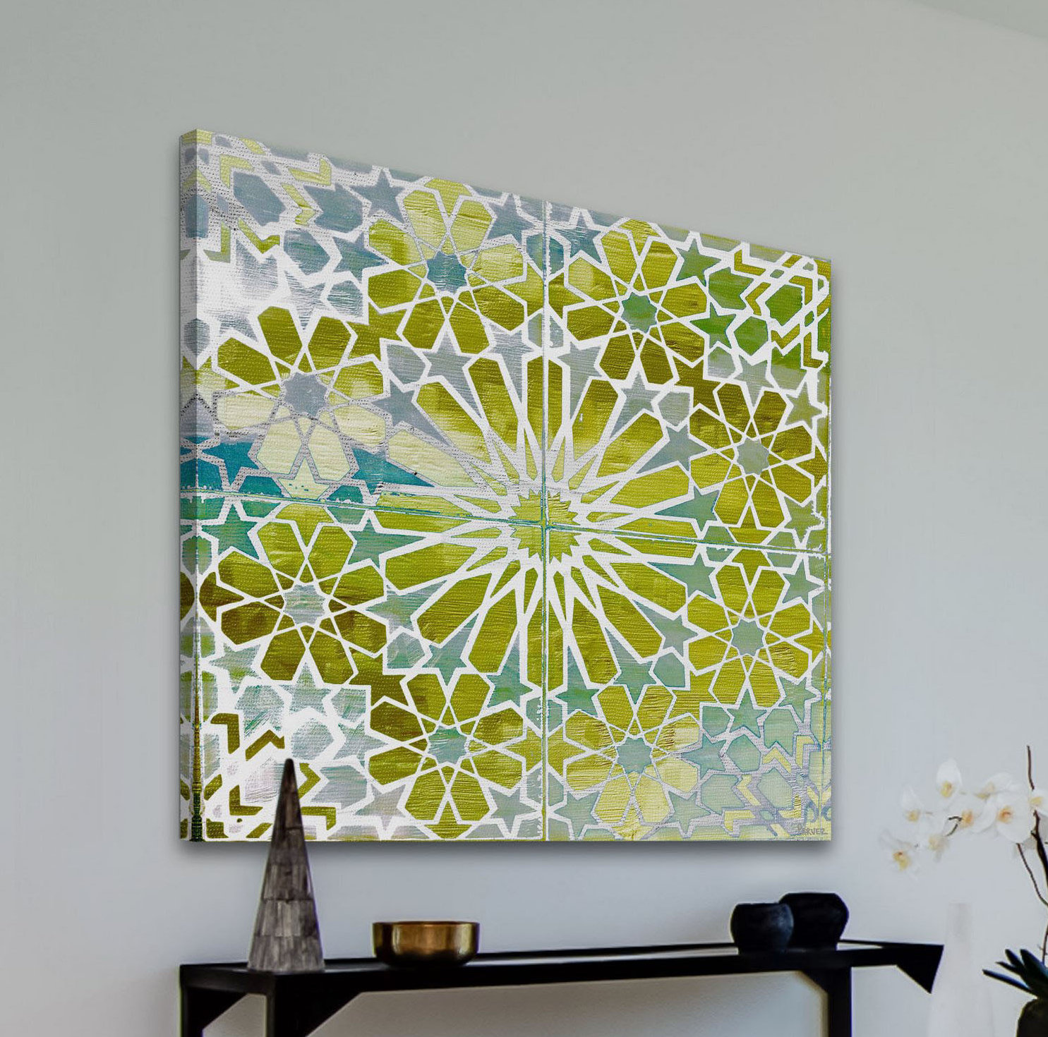 Bungalow Rose 'Boucles' - Wrapped Canvas Painting Print - Wayfair Canada