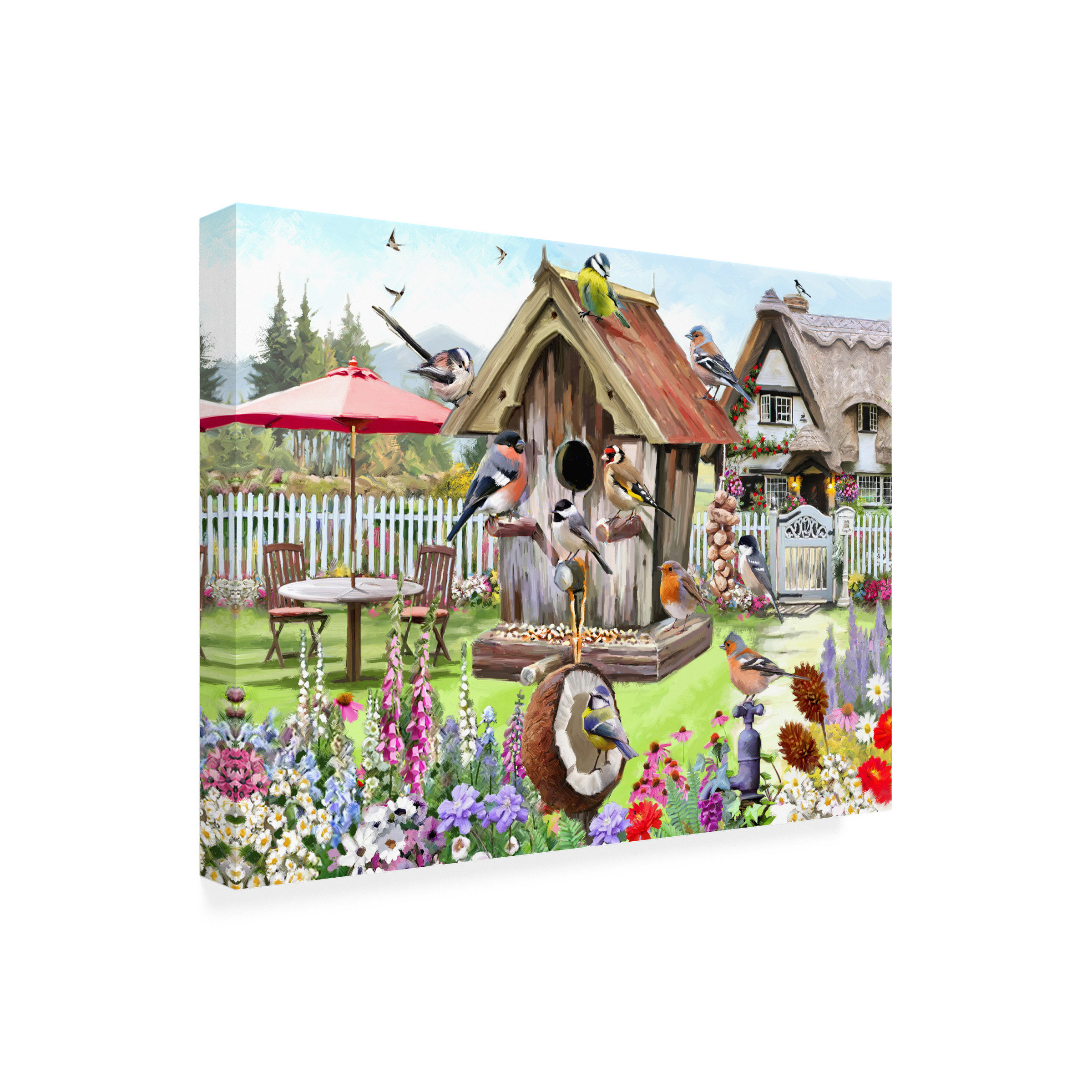 Red Barrel Studio® The Macneil Studio ''Birdhouse'' Canvas Art | Wayfair