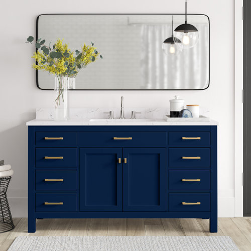Blue Bathroom Vanities You'll Love | Wayfair