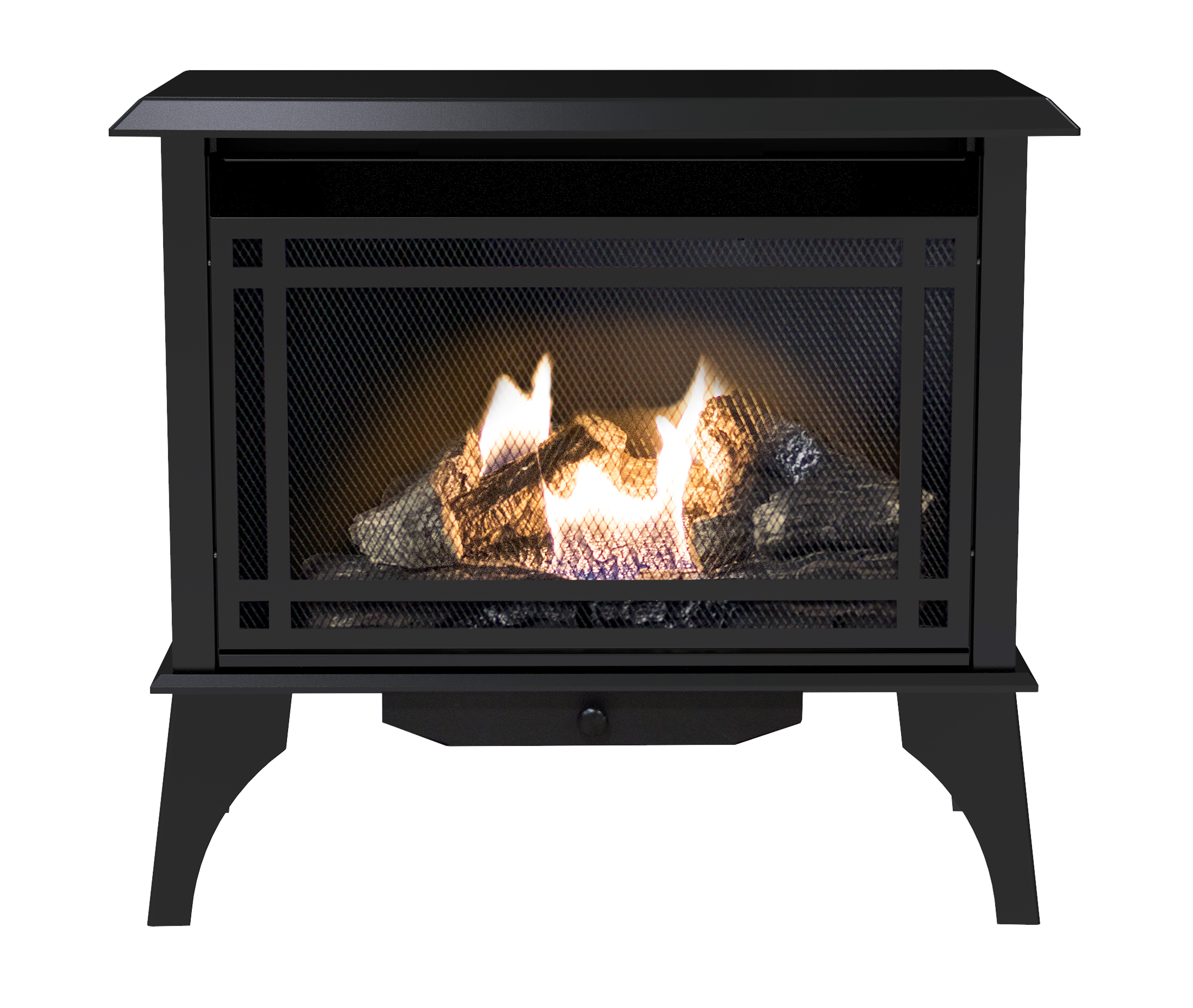 Comfort Glow 30,000 BTU Ventless Gas Stove The Monterey, Dual Fuel (LP ...