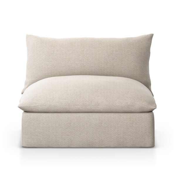 Joss & Main Ruella Premium All-Weather Wicker Outdoor Armless Lounge ...