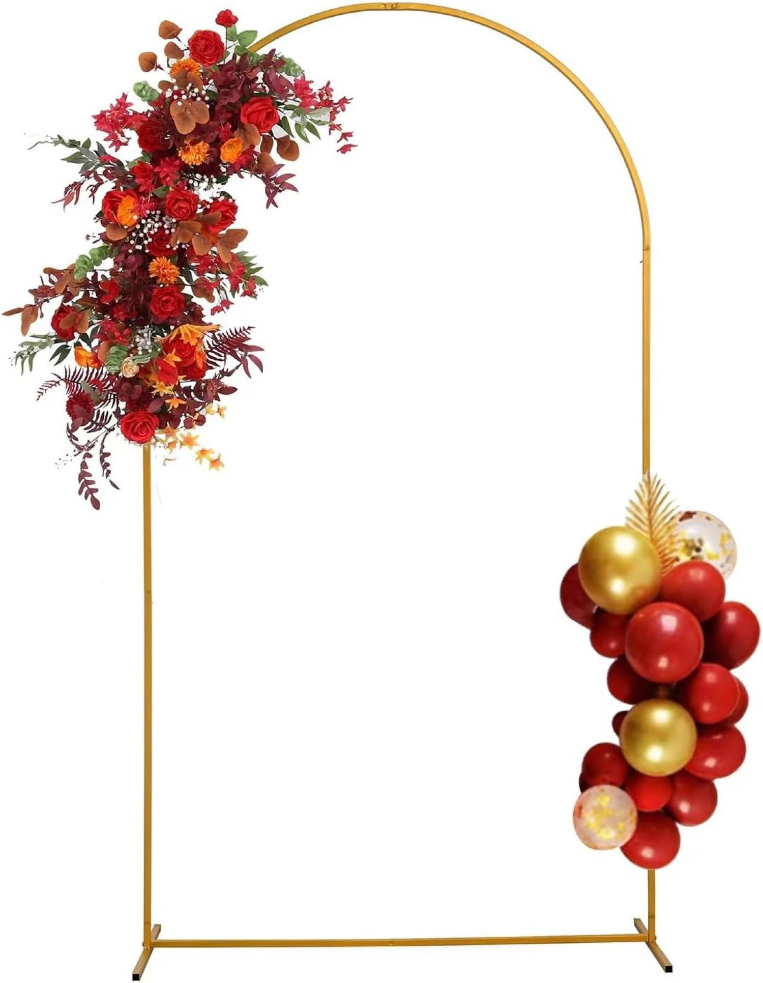 IMPIAR 7.2Ft Wedding Arch Backdrop Stands Metal Arch Backdrop Stand ...