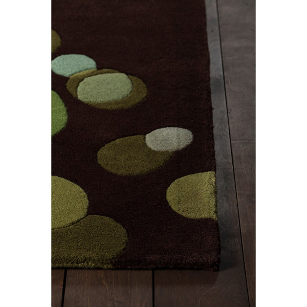 Brayden Studio® Samual Green/Brown Area Rug | Wayfair