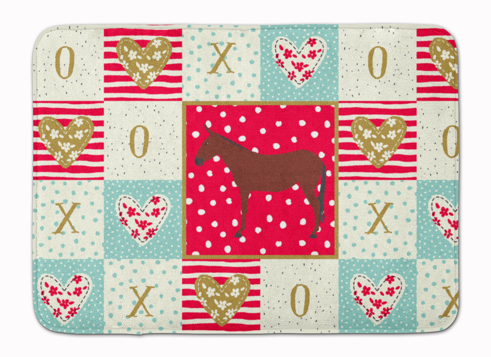 The Holiday Aisle® Sighni Hinny Horse Donkey Love Memory Foam Kitchen ...