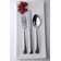 David Shaw Silverware Stainless Steel Flatware Set - Service for 4 ...