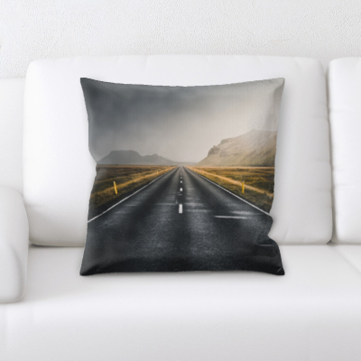 Latitude Run® Jameown A Road to Many Places Throw Pillow | Wayfair
