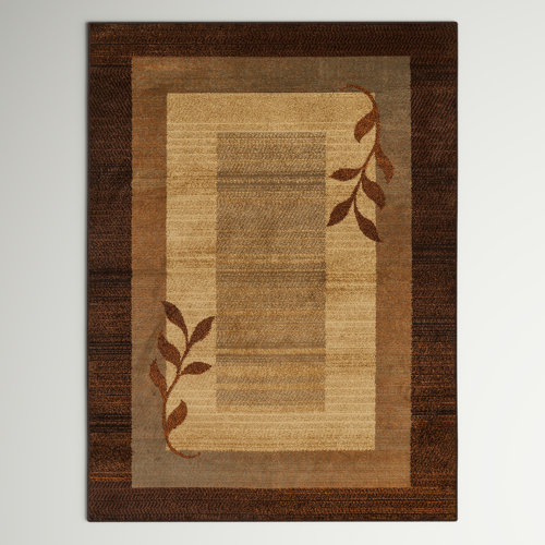 Gracie Oaks Royalty Clover Contemporary Geometric Border Area Rug ...