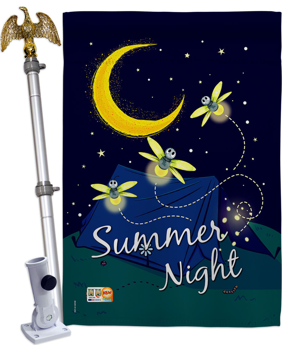 Angeleno Heritage Summer Fireflies House Flag Set Camping Outdoor 28 ...